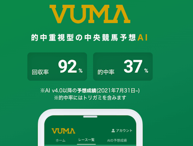AI競馬VUMAとは？気になる予想の精度やユーザーの評判まで徹底調査！